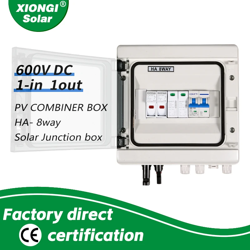 1-in-1-out-600V-Solar-PV-Combiner-Boxes-IP65-Surge-Lightning-Protection ...