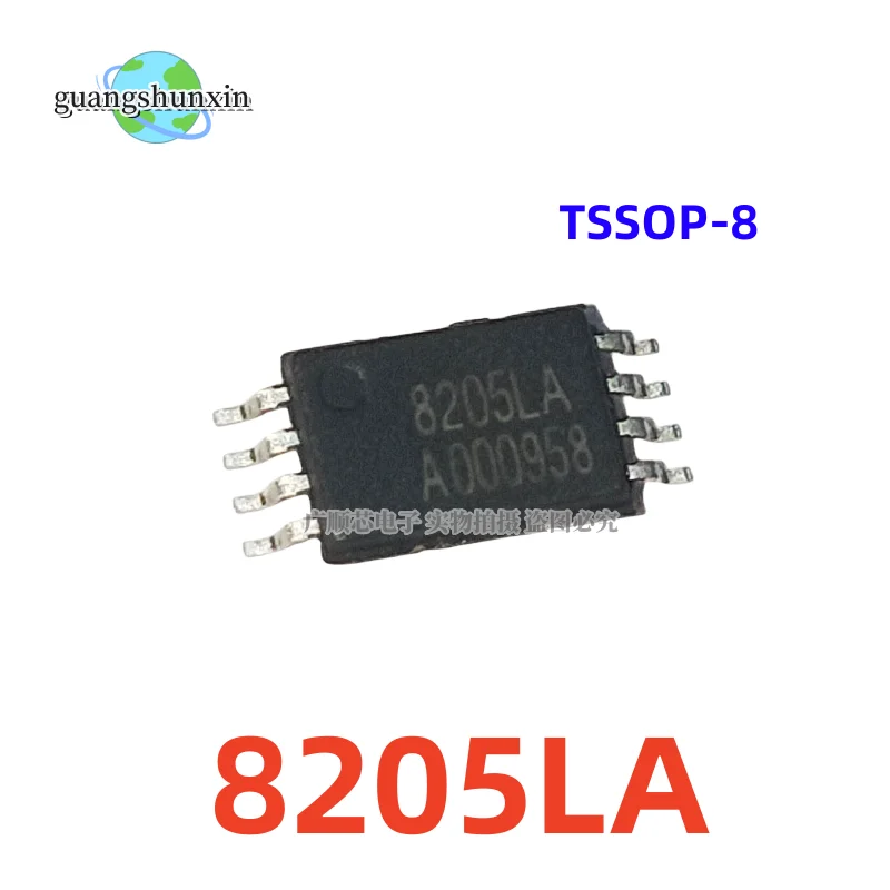 10PCS-New-8205LA-chip-TSSOP8-MOSFET-lithium-battery-protection-IC-chip ...