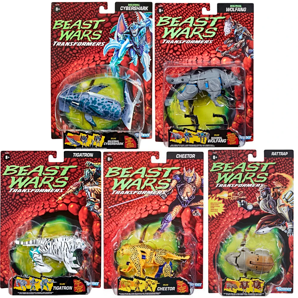 Beast Wars Maximal Cybershark Rattrap Cheetor | Transformers Action ...