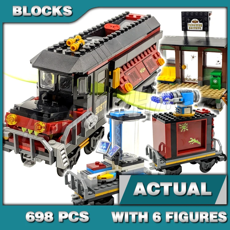 698pcs Hidden Side Ghost Train Express Haunted Station Possessed Flying ...