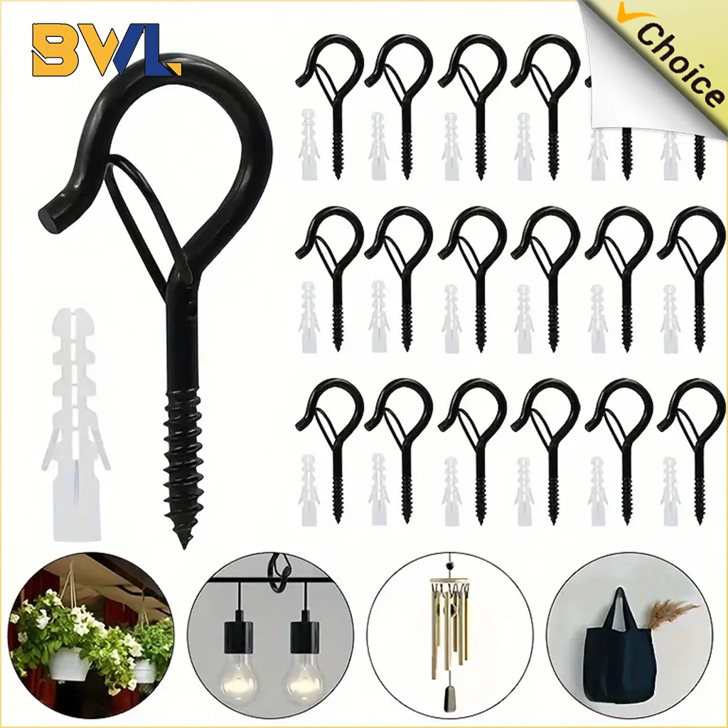 Q-Shape-Outdoor-Hooks-Swivelling-Basket-Patio-Hooks-Outdoor-String ...