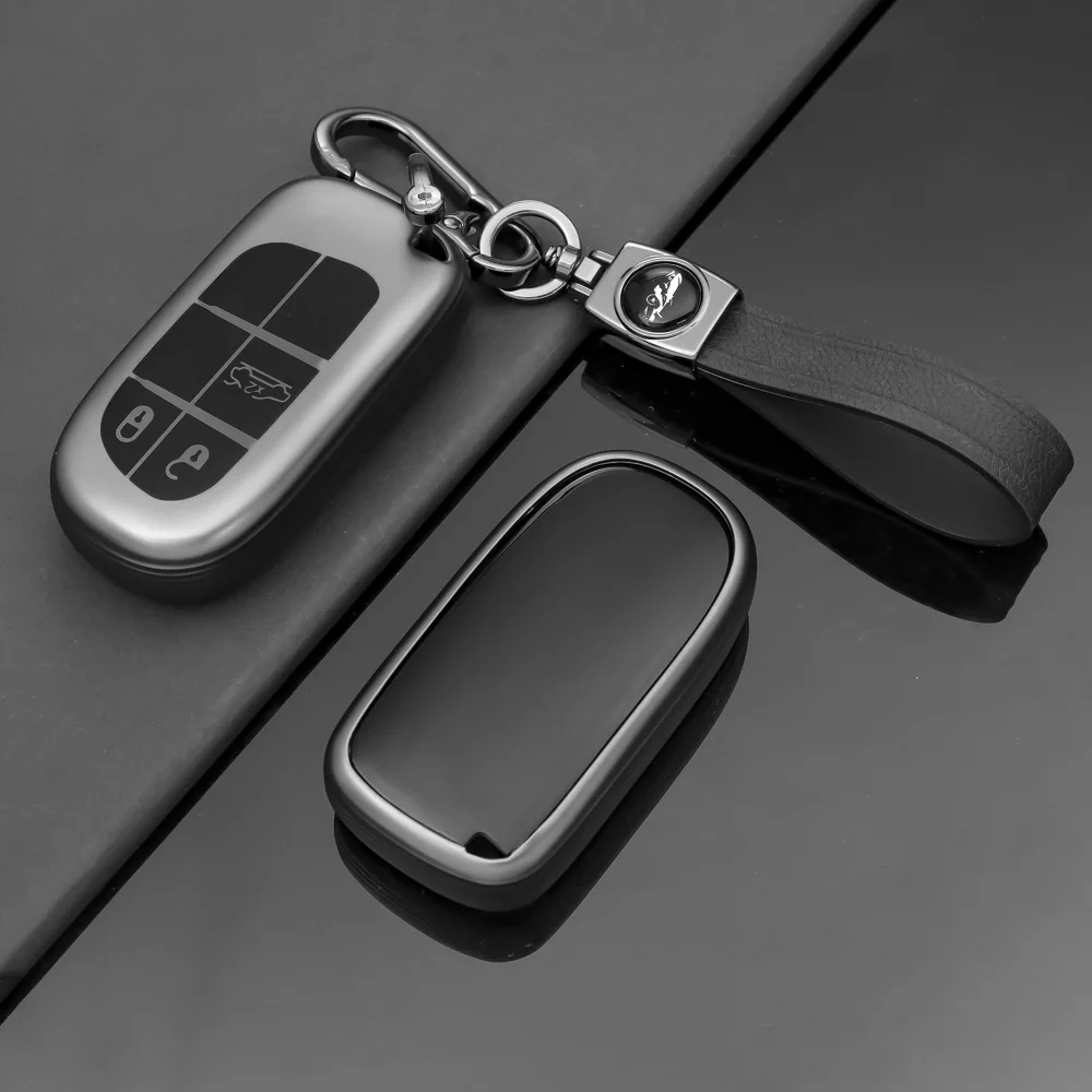 3/5 Buttons TPU Car Key Fob Case Cover For Jeep Renegade Compass Grand ...