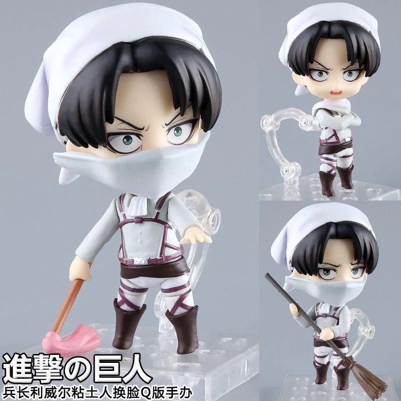 Attack On Titan Levi Cleaning Figure