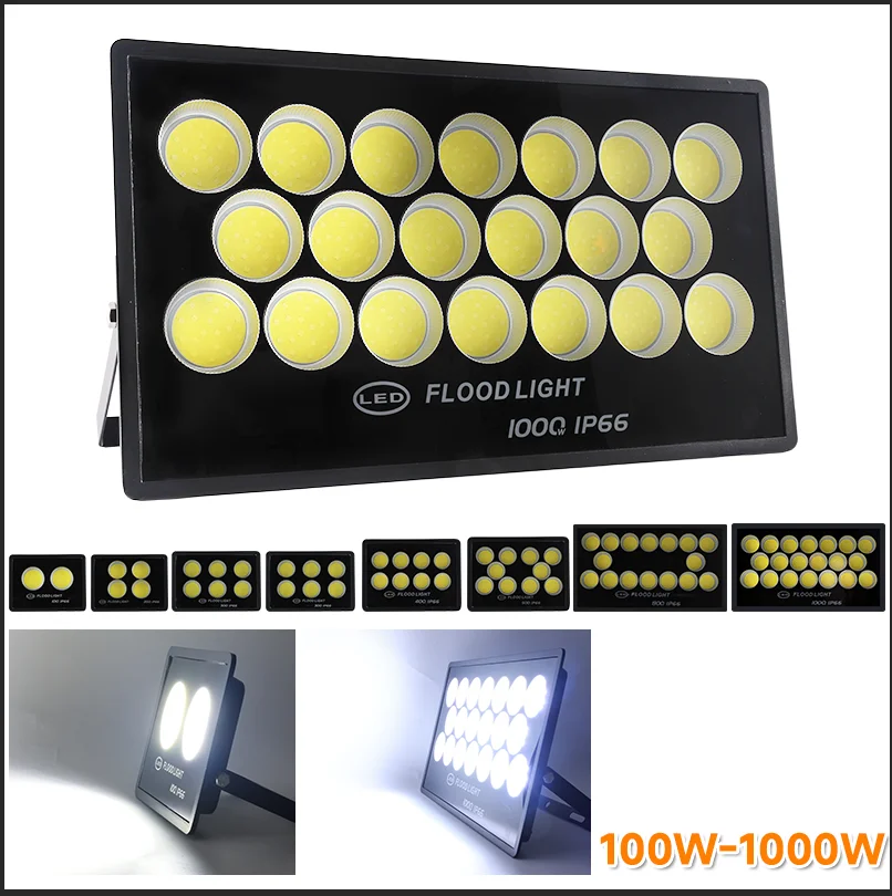LED Flood Light AC220V 400W 500W 600W 800W IP66 Waterproof Outdoor ...