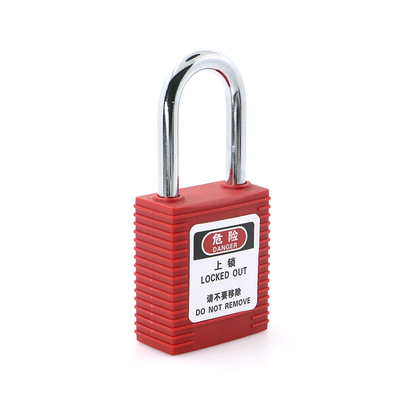 Thermoplastic Safety Lockout Padlock 1.5in38mm Jaw Clearance Steel ...