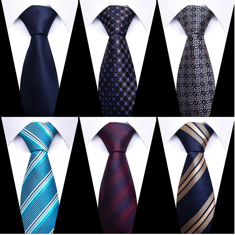 Corbata-de-gran-calidad-para-hombre-muchos-colores-7-5-cm-geom-trica-p ...