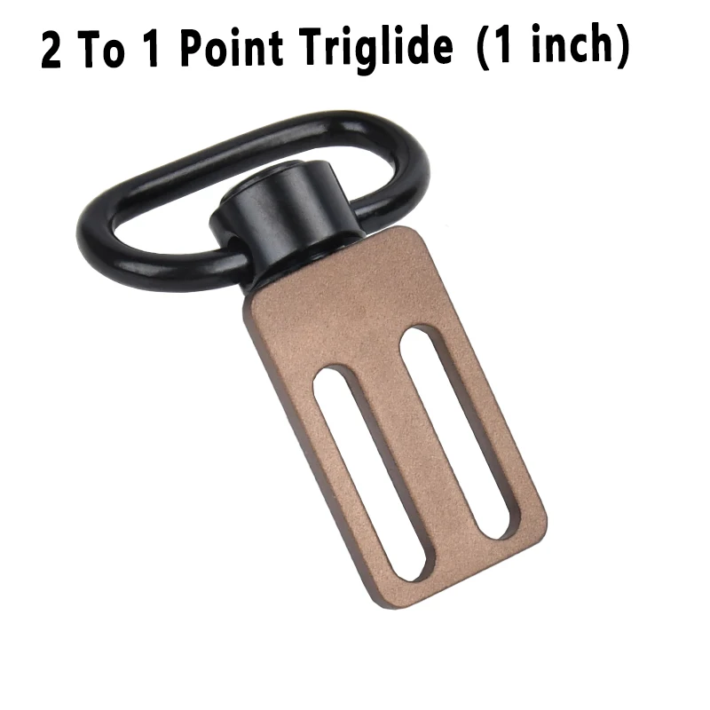 Tactical QD Sling Adapter 2 To 1 Point Triglide Mount Swing Swivels ...