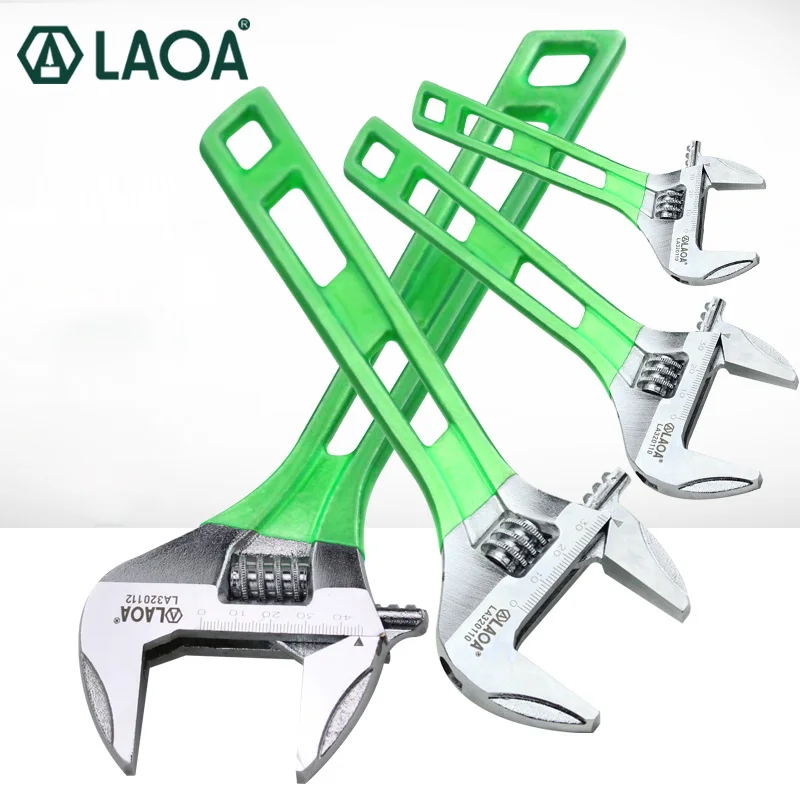 LAOA-Portable-Wrench-Large-Open-Adjustable-Spanner-6inch-8inch-10inch ...