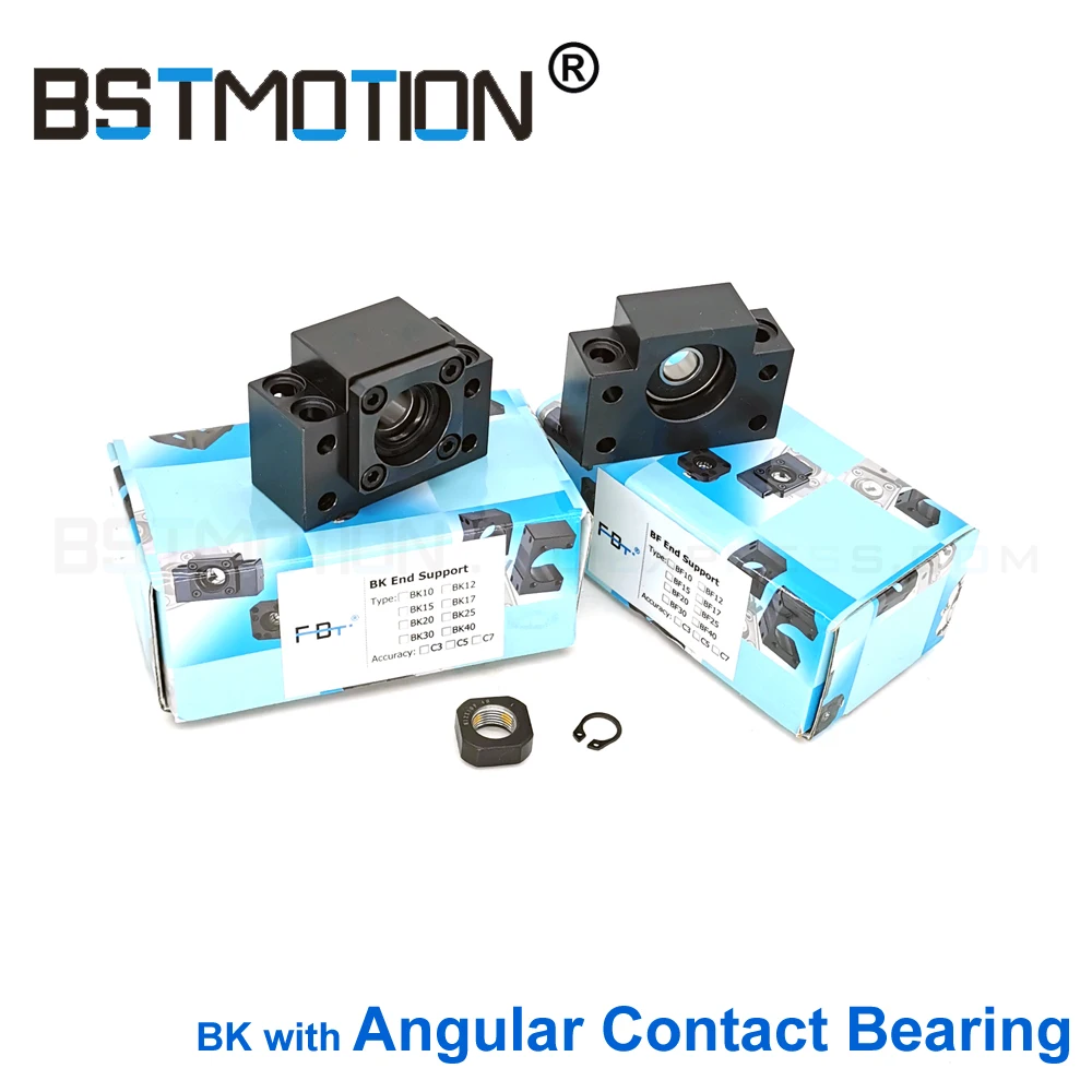 High-Accuracy-C5-Ball-screw-End-Support-BK-with-P5-Angular-Contact ...