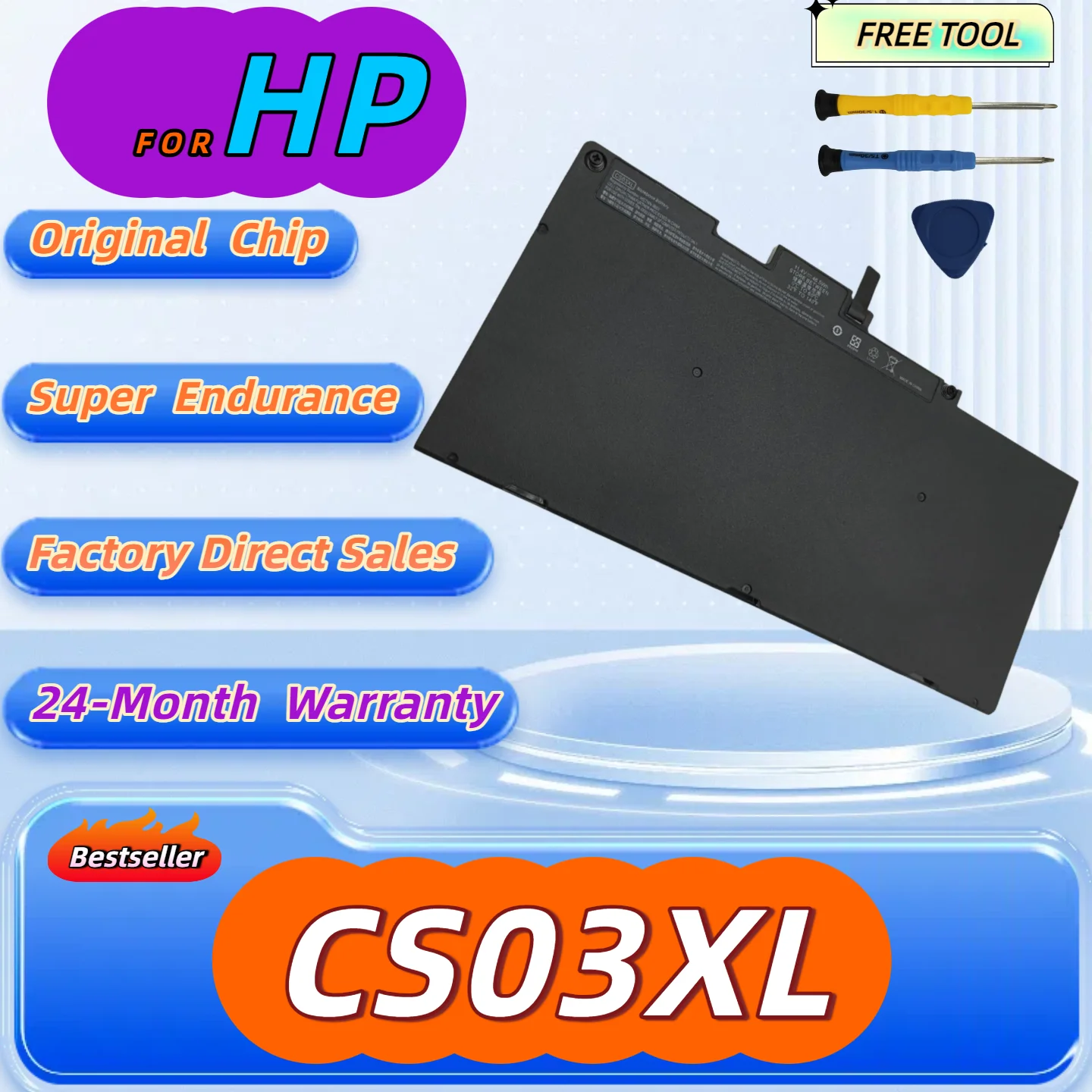 CS03XL Battery for HP Elitebook 840 848 850 745 755 G3 G4 ZBook 15u G3 ...