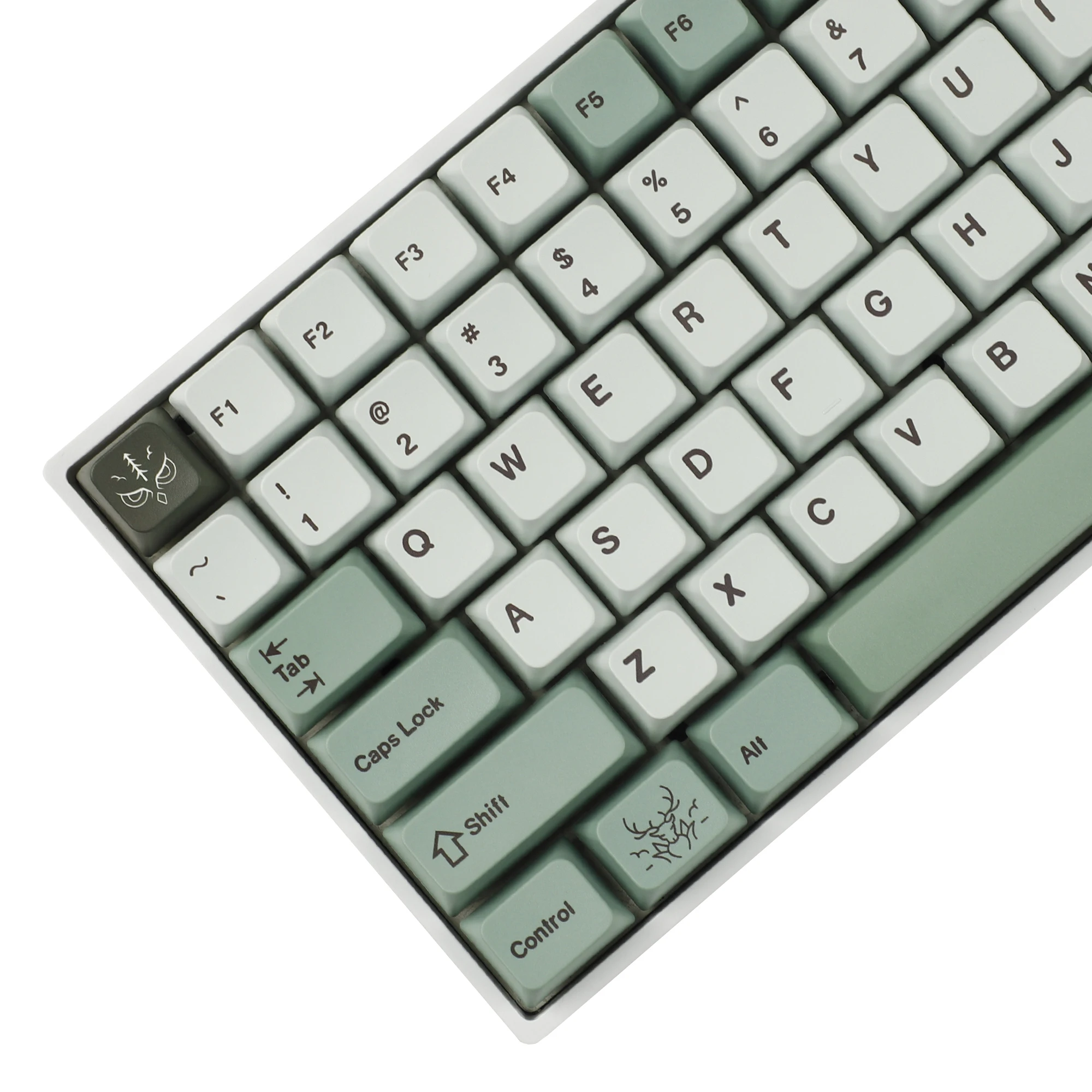 141-Dense-Fog-MDA-Profile-Dye-Sub-Keycaps-Ergonomic-Thick-PBT-Keycap ...