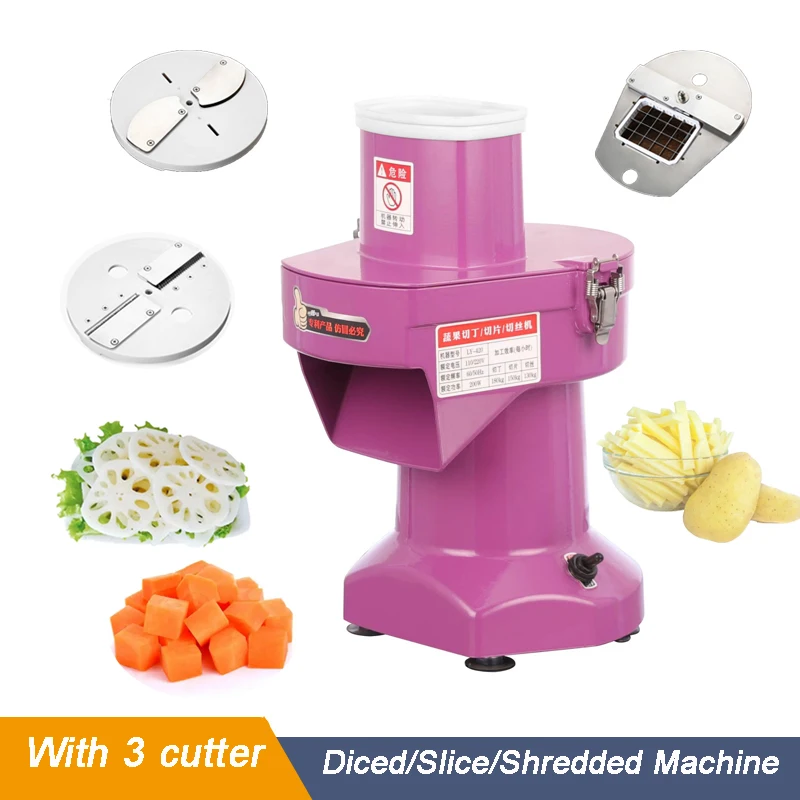 Commercial-multi-function-Vegetable-Cutting-Machine-110V-220V-Onion-Cucumber-Dicer-Carrot ...