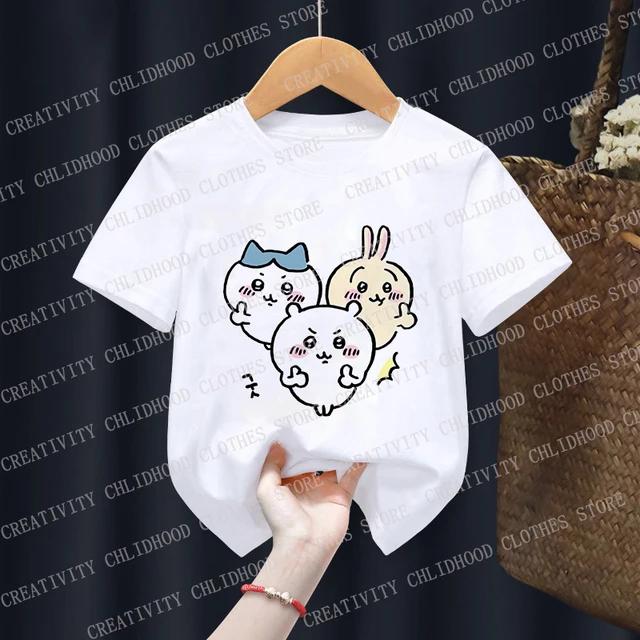 Chiikawa Children T-Shirt Kids Tee Shirts - Chiikawa Plush