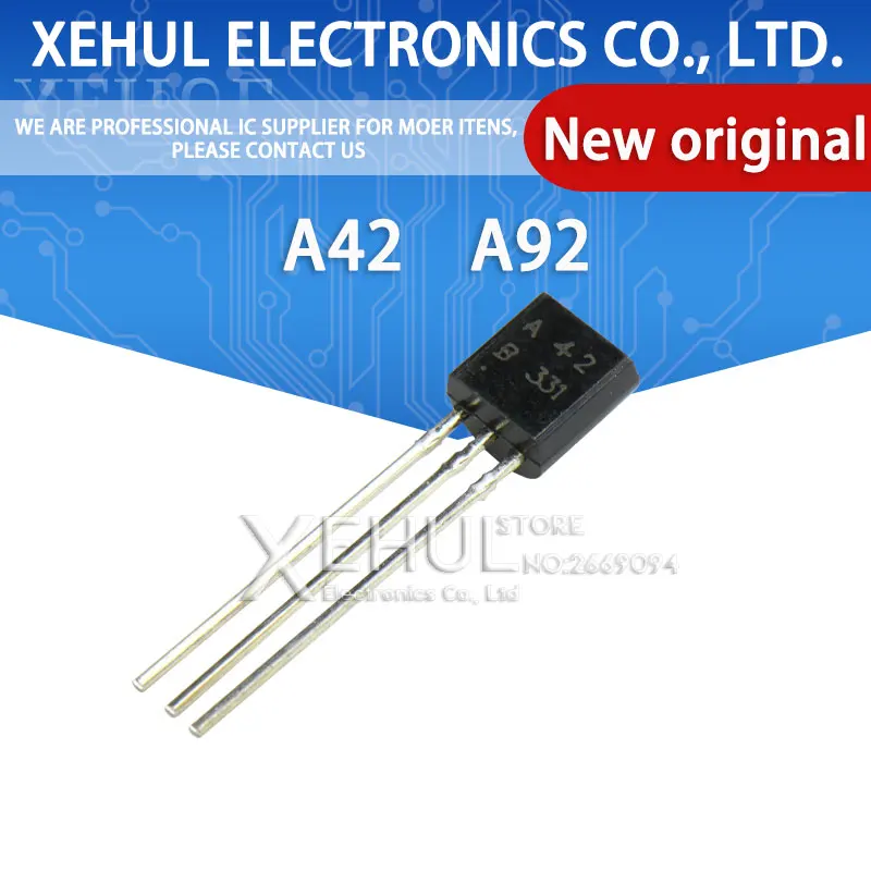 50-100PCS-2SA42-2SA92-A42-A92-Inline-Transistor-NPN-PNP-Power ...