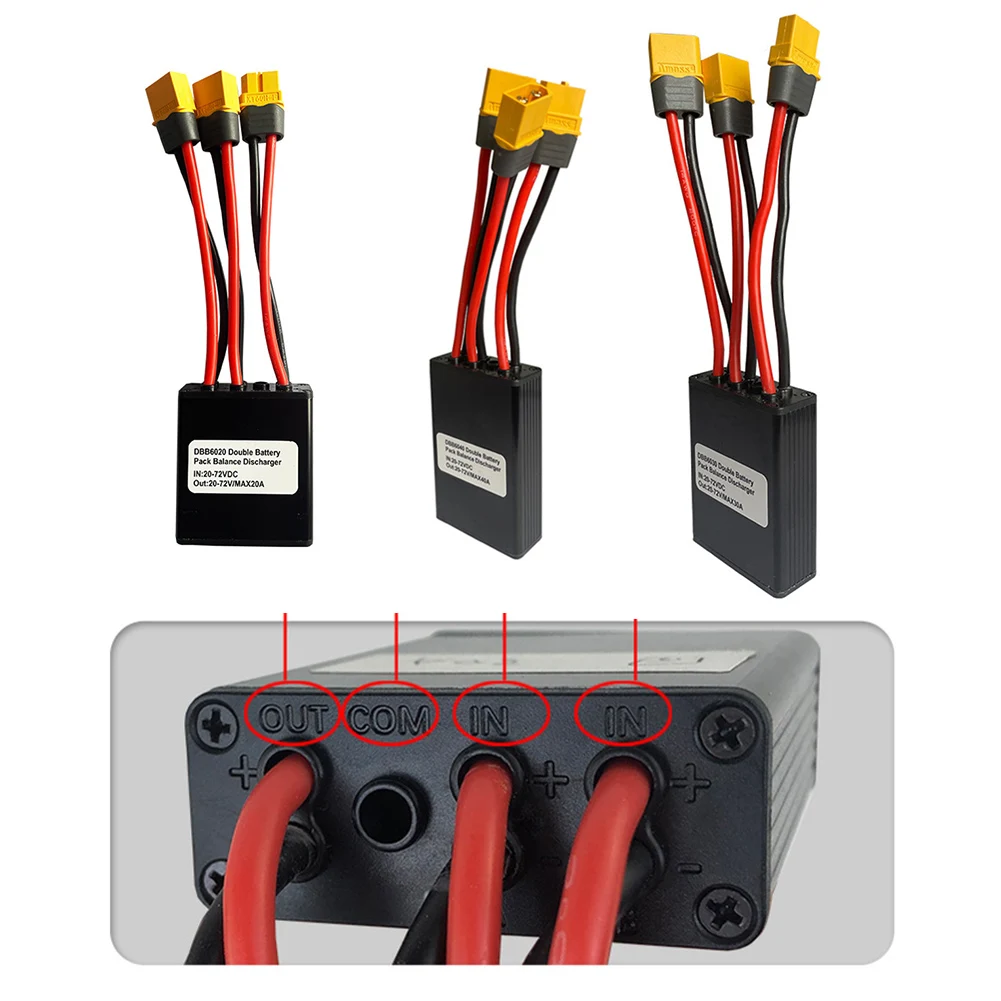 1pc Ebike Dual Battery Discharge Converter Switcher Module Increase ...