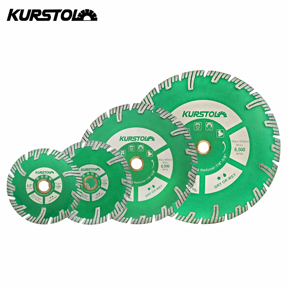 KURSTOL-1-2pc-115-125-180-230mm-Concrete-Cutting-Disc-Diamond-Blade ...