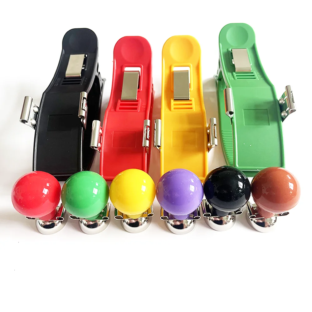For 4pcs/Set ECG EKG Limb Clip Electrode + 6pcs/lot Chest Suction Ball ...