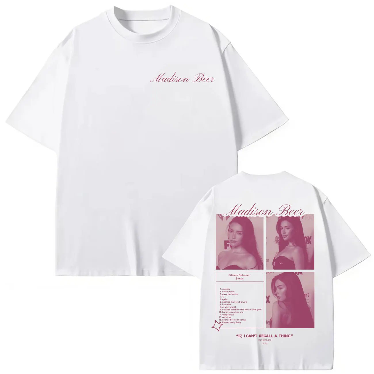 Singer Madison Beer The Locket Tour Graphic T Shirts Fashion Aesthetic ...