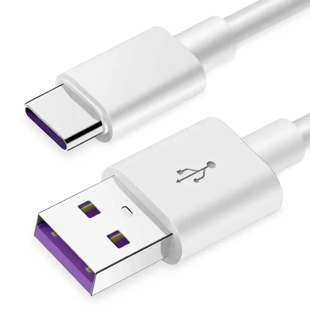 Usb Type C Cable 2m 4.2a 120ba White Data Charge Quick Fast Charging ...
