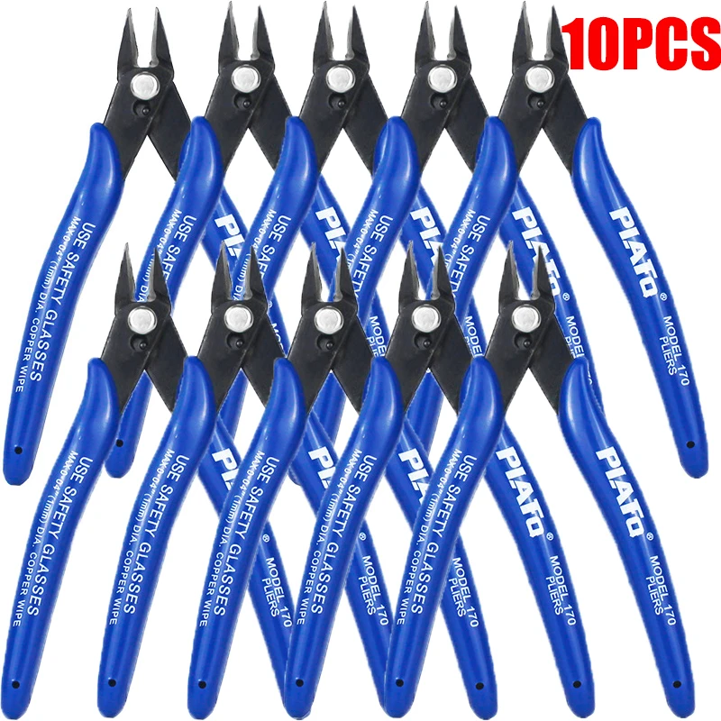 1/5/10pcs PLATO 170 Wishful Clamp DIY Electronic Diagonal Pliers Side ...