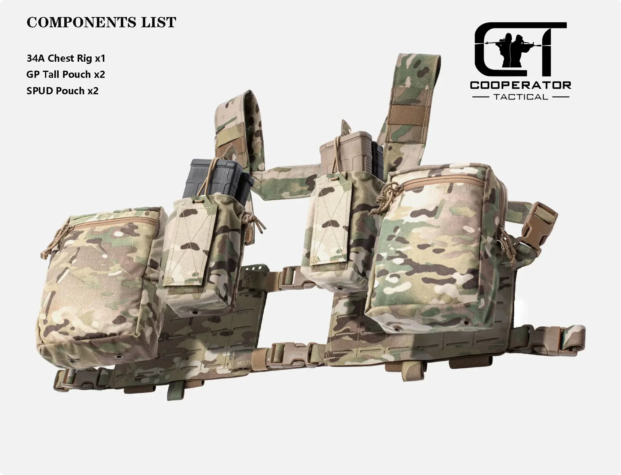 Tactical-Chest-Rig-SS-34A-Split-Front-Chassis-Modular-Panel-Laser-Cut ...