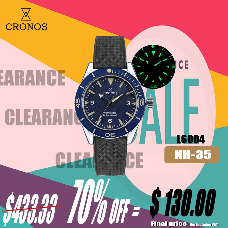 Cronos-Sea-Master-300-reloj-de-buceo-para-hombre-con-esfera-s-ndwich ...