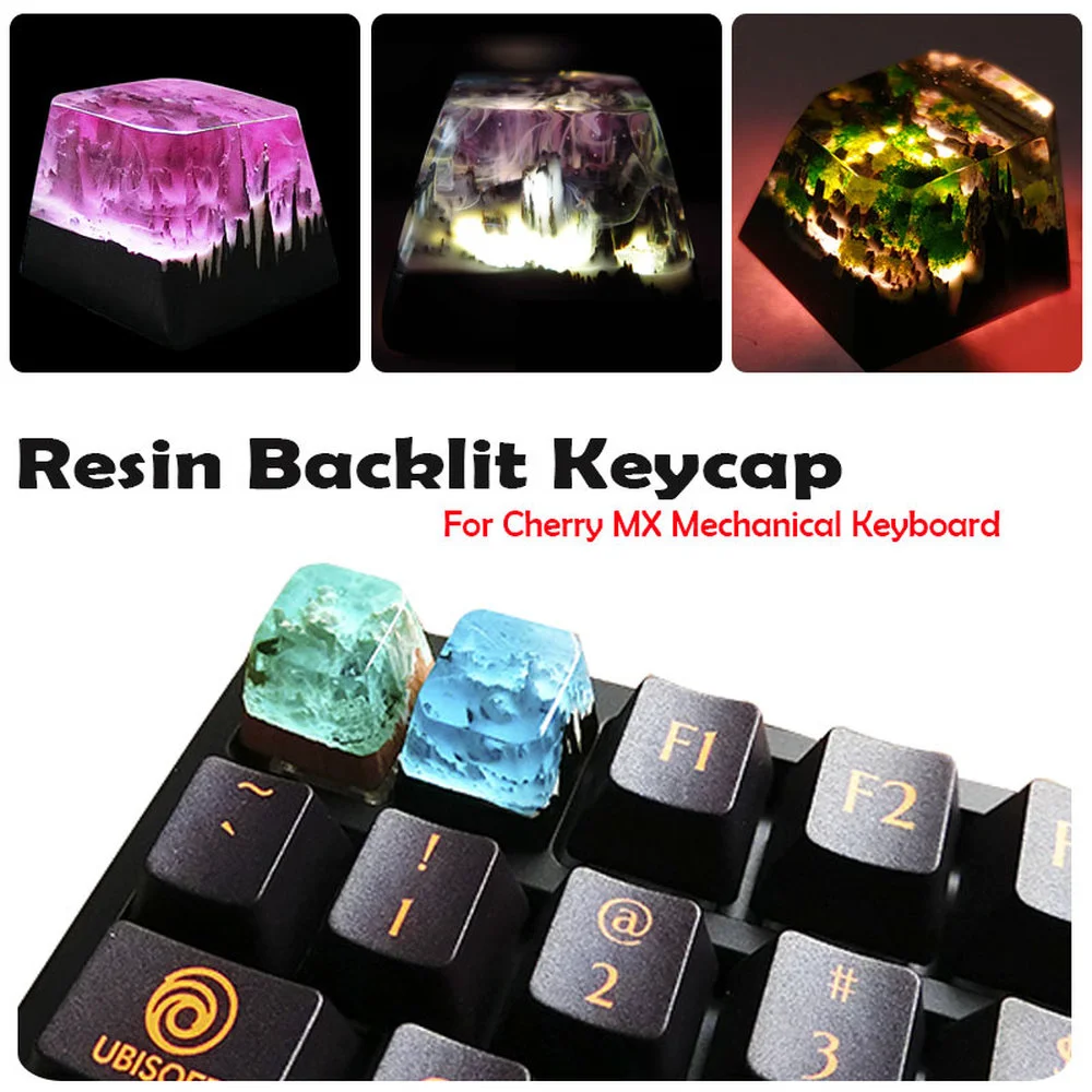 Resin Backlit Keycap For Cherry Mx Gateron Kailh Box TTC Switch ...