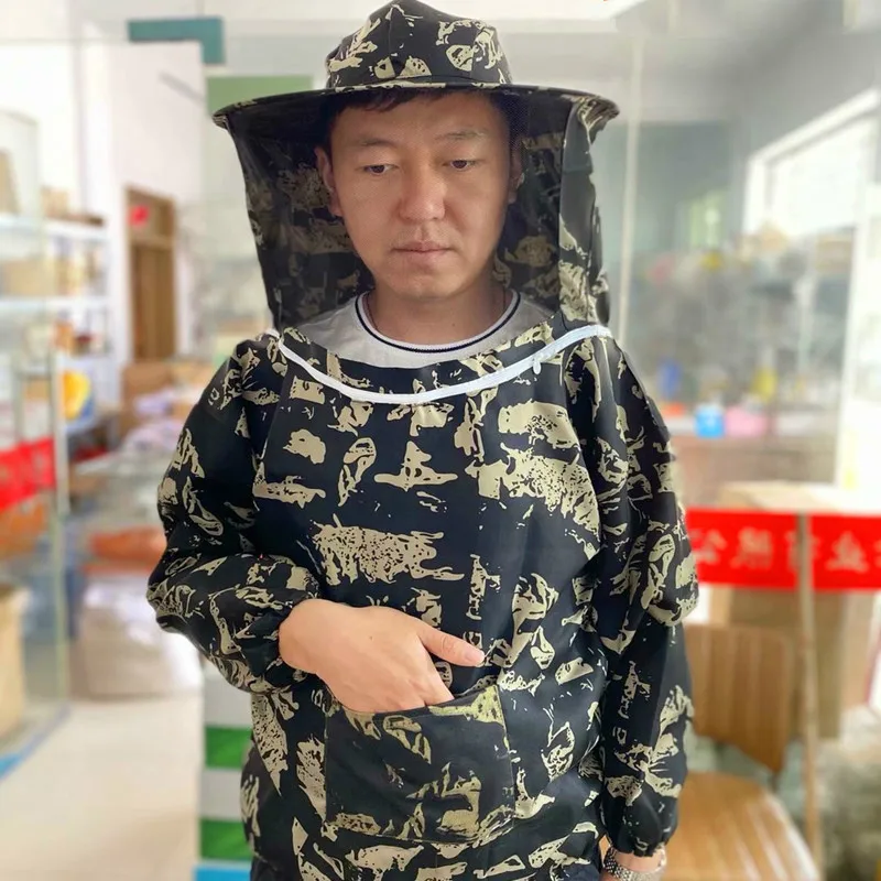 Beekeeping-Protective-Jacket-Smock-Suit-Bee-Keeping-Sleeve-Beekeeper ...