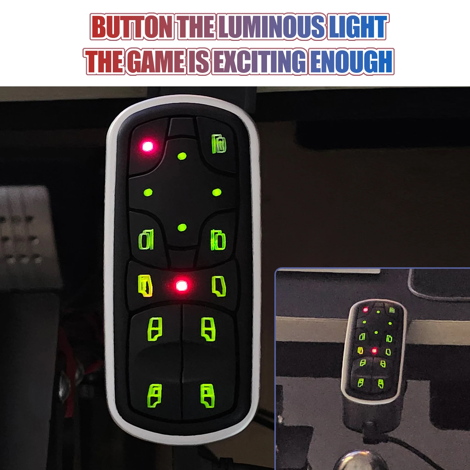 PC-USB-Simulation-Racing-Glass-lifte-Button-Box-For-Truck-ETS2-Hub ...