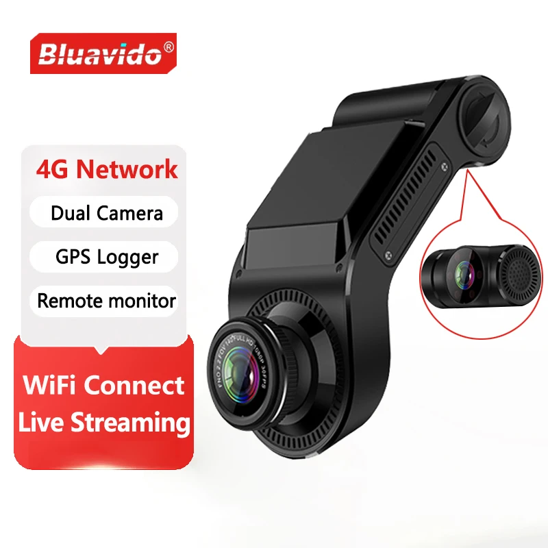 4G-Night-Vision-Dash-Cam-GPS-Dual-720P-Video-Recorder-WiFi-Hotspot-24H ...