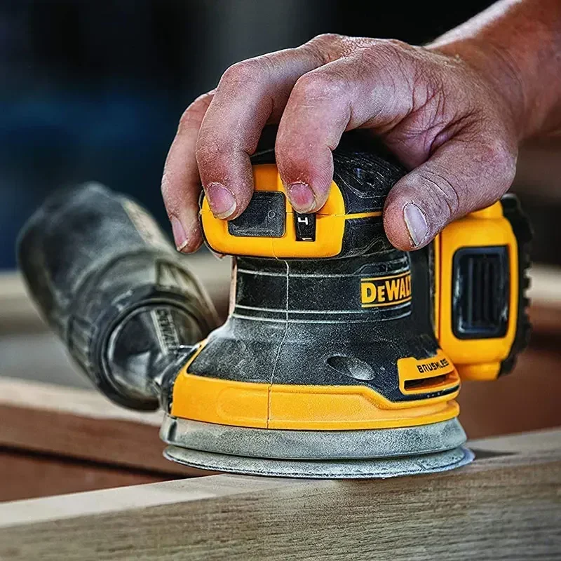 DEWALT DCW210 Cordless Orbital Sander 20V Brushless Handheld Vibration Polishing Woodworking Eccentric Sander Power Tool DCW210B AliExpress