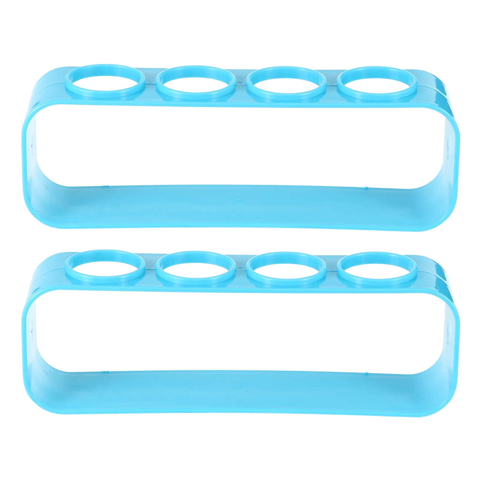 2 Pcs PVC Test Tube Rack Display Stand ganizer Holder For Chemical ...