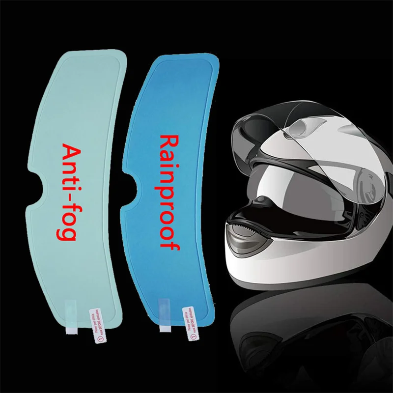 Universal Motorcycle Helmet Anti-fog Film Helmet Rainproof Lens For ...