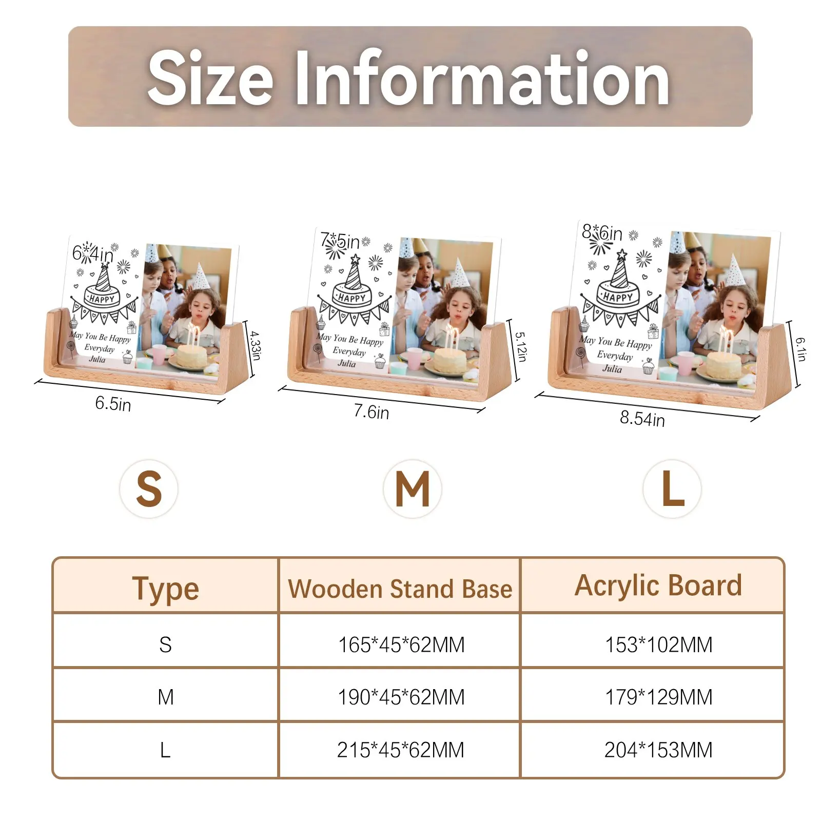 Custom Birthday Photo Frame | Gifts Flash