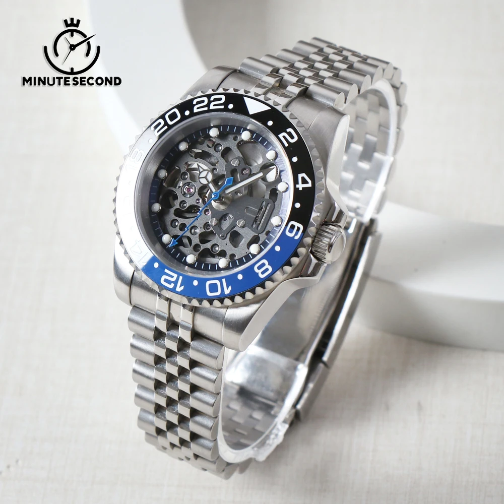 MINUTESECOND-NH72-Watch-Watch-Sapphire-Crystal-40mm-Black-Automatic ...