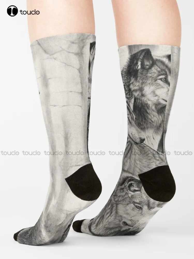 Wolf-Pack-Socks-Work-Socks-High-Quality-Cute-Elegant-Lovely-Kawaii ...