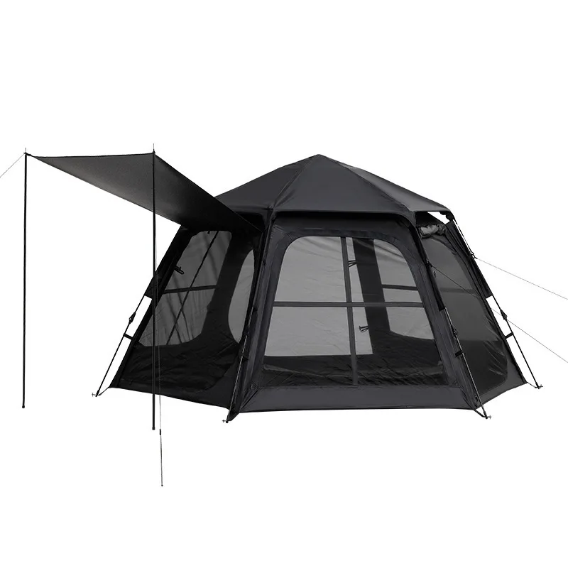Naturehike&Blackdog Black Rubber Hexagonal Automatic Tent - AliExpress 18