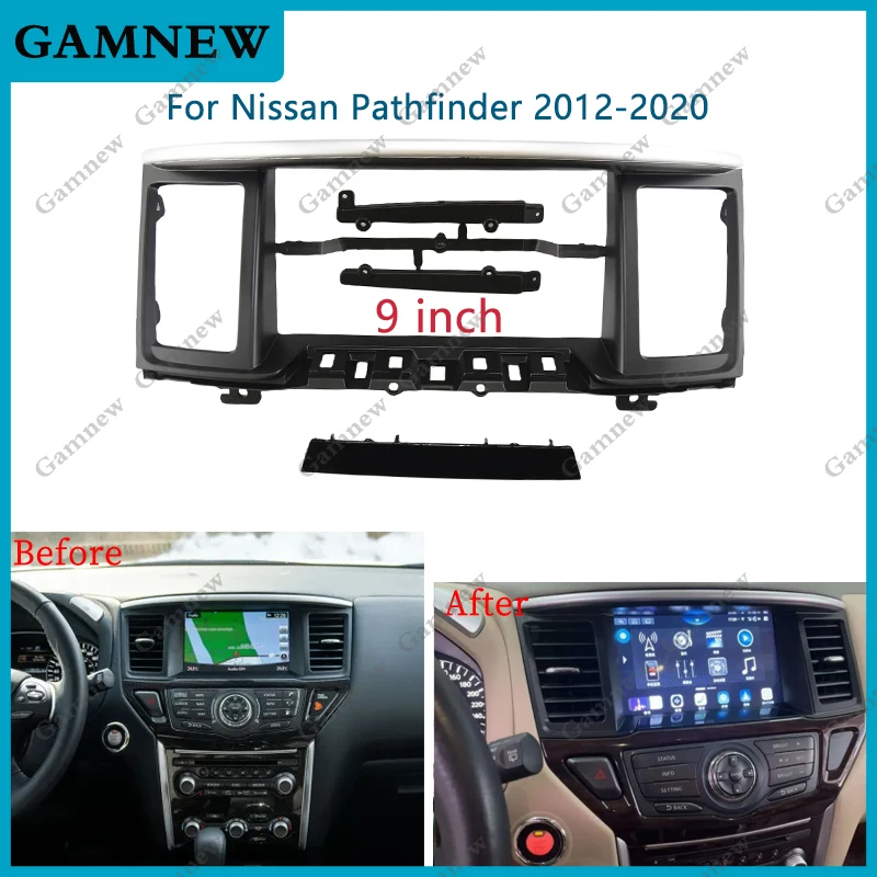 9-Inch-Car-Frame-Fascia-Adapter-Android-Radio-Dash-Fitting-Panel-Kit ...