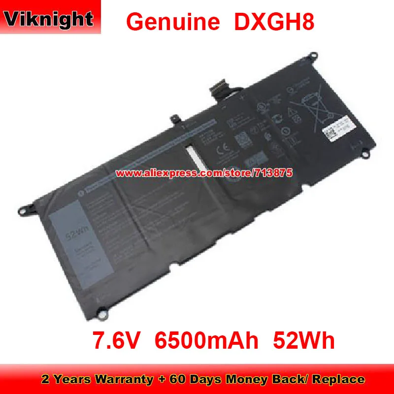 정품 P82G DXGH8 배터리 0H754V Dell XPS 13 9380 9370 13 9370 7391 P82G001 13 ...