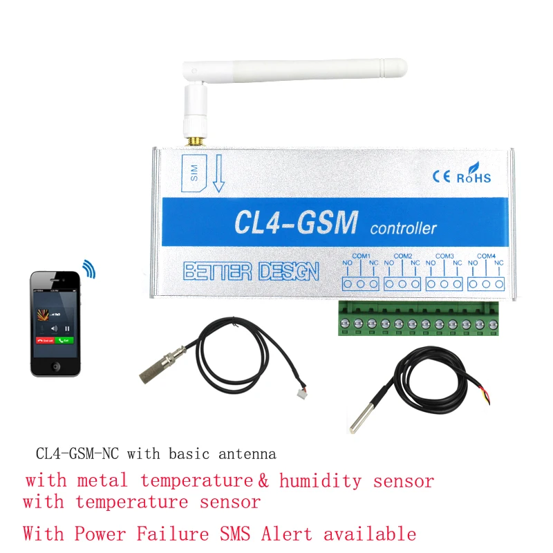 CL4-GSM-Remote-Switch-Controller-Opener-App-Home-Appliances-Door-Gate ...