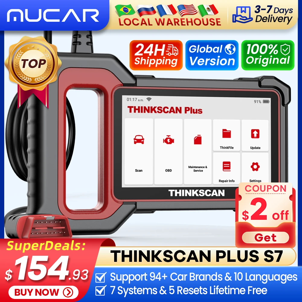 THINKCAR-Thinkscan-Plus-S7-S6-S4-Obd2-Scanner-meilleurs-outils-de ...