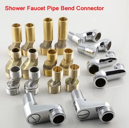 2Pcs/set Shower Room Pipe Bend Connector Shower Faucet Curved Foot ...