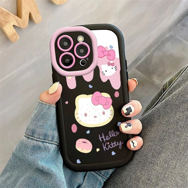 Original-Sanrio-Hello-Kitty-Phone-Case-For-iPhone-14-13-11-12-15-Pro ...