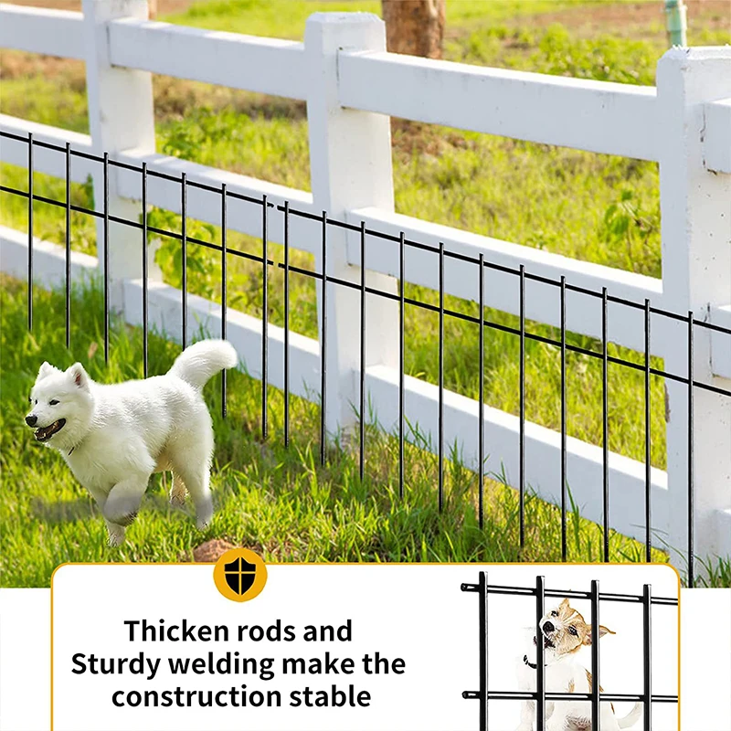 10pcs-Garden-Fence-Bendable-Outdoor-Rustproof-Landscape-Wire-Border ...