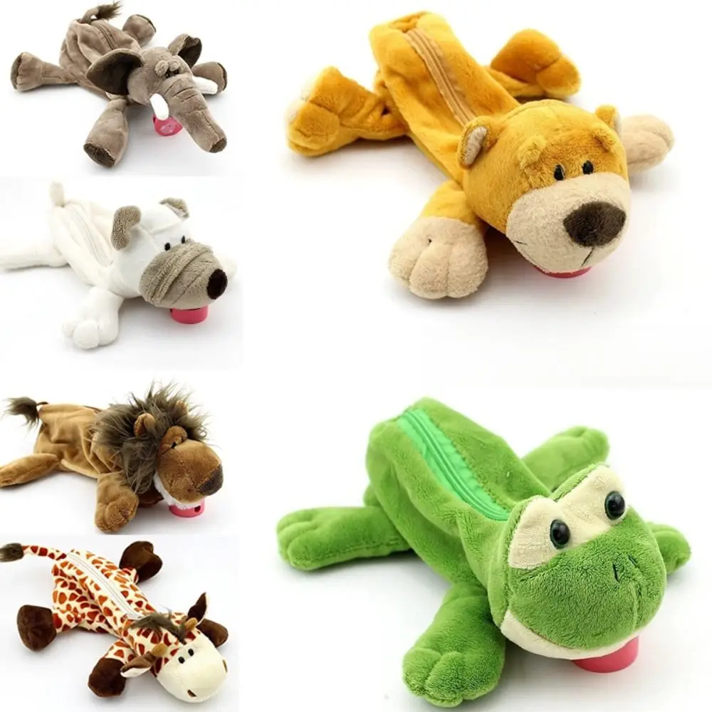 Cute-Plush-Pencil-Bags-Kawaii-Forest-Animal-Pencils-Pouch-Creative-Lion ...