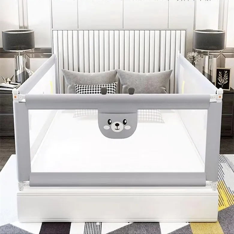 Custom-30-217cm-Baby-Bed-Fence-Safety-Rails-Crib-Fence-Baby-Fall ...