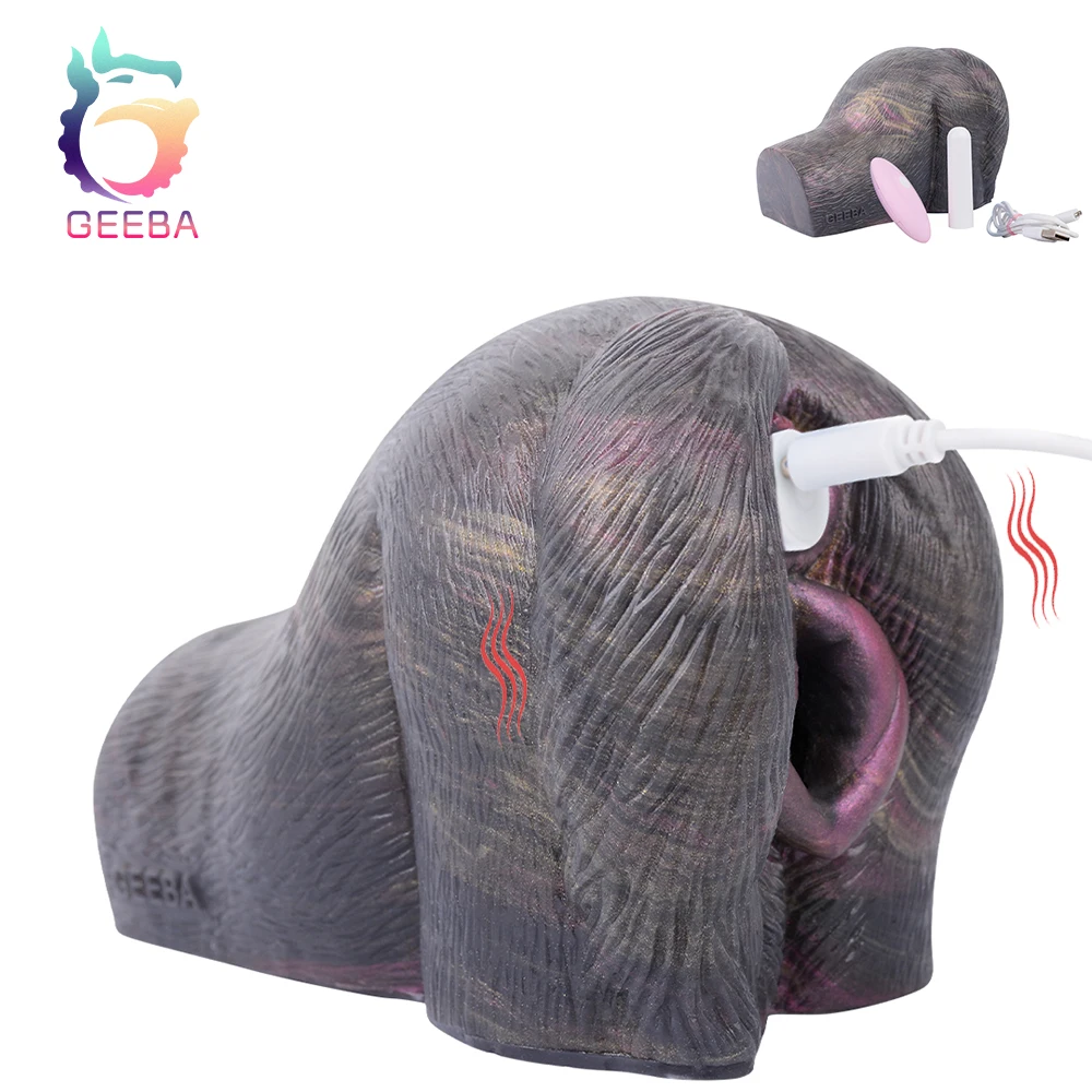 GEEBA-masturbador-masculino-de-silicona-con-vibraci-n-Animal-de-fantas ...
