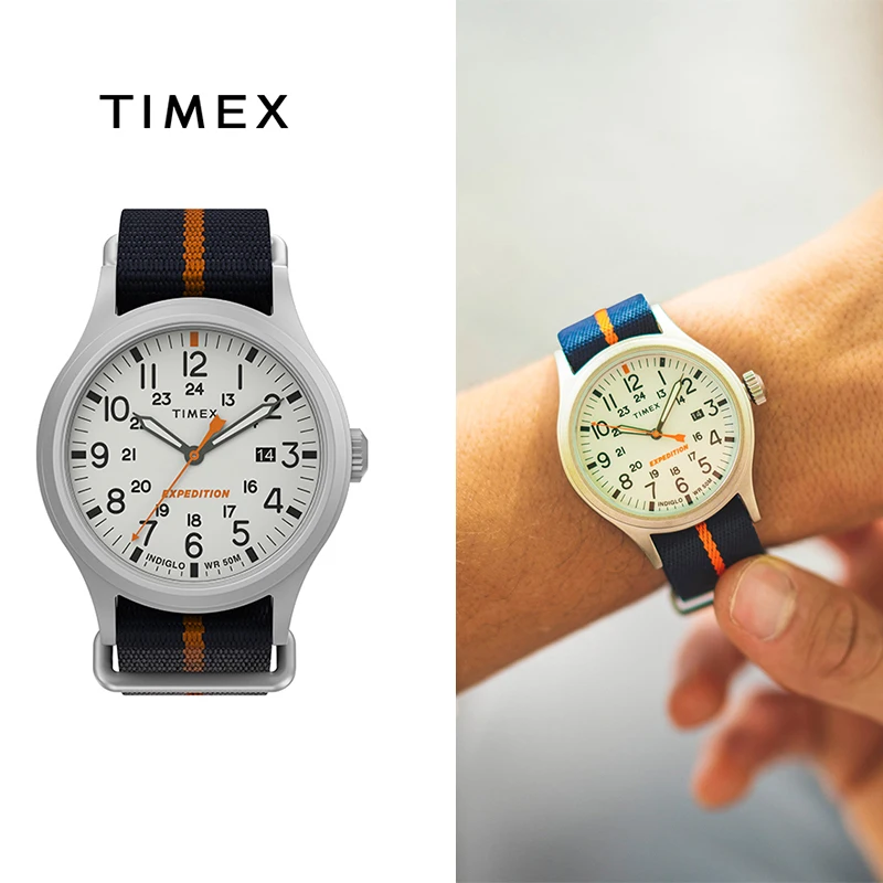 2024-TIMEX-Expedition-Series-Outdoor-Sports-Glow-Canvas-Watch-Strap-Casual-Watch-Men-Women-s ...