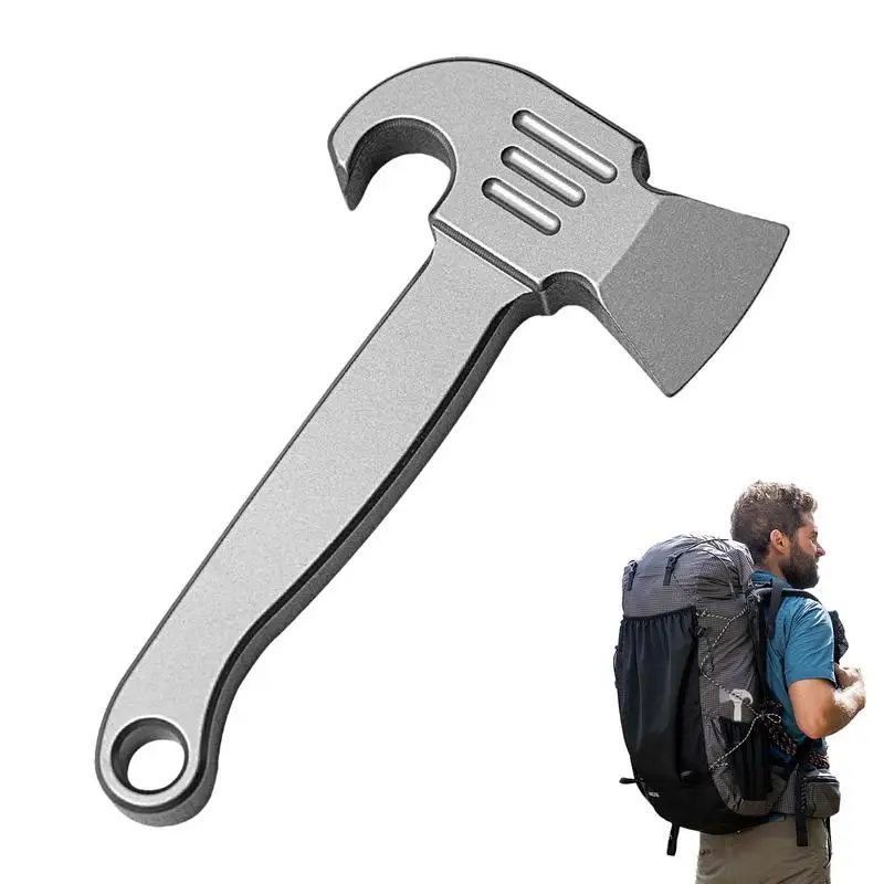 Titanium-Camping-Axe-Axe-Shape-Pocket-Small-Keychain-Titanium-Alloy ...