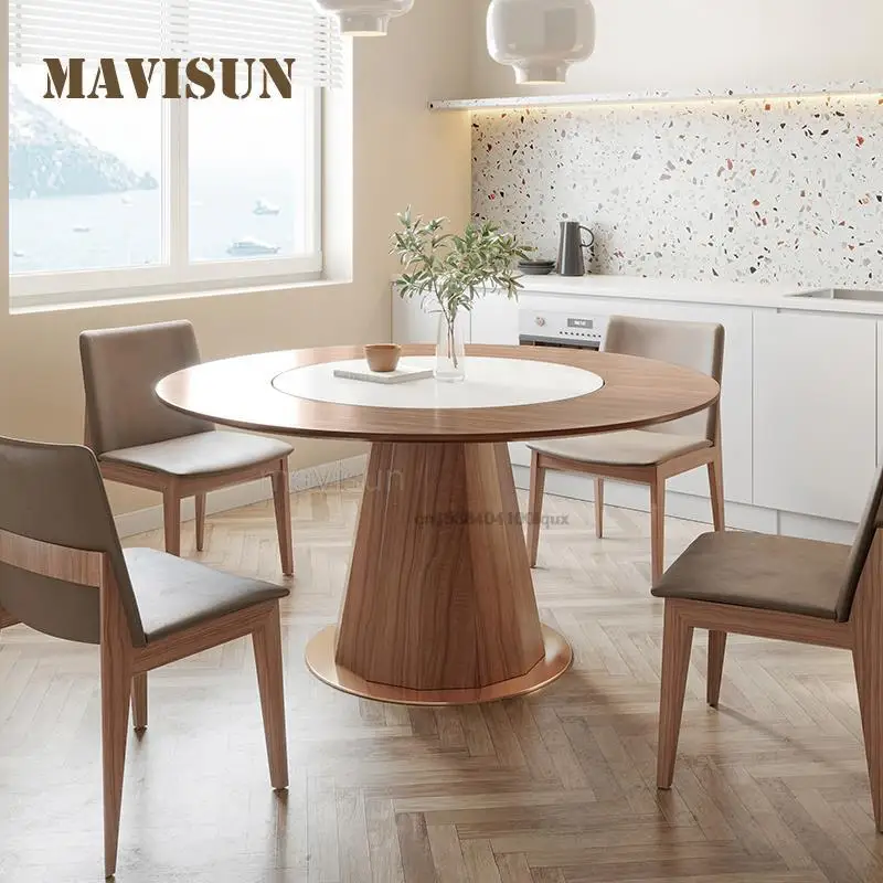 Modern Round Wood Dining Tables